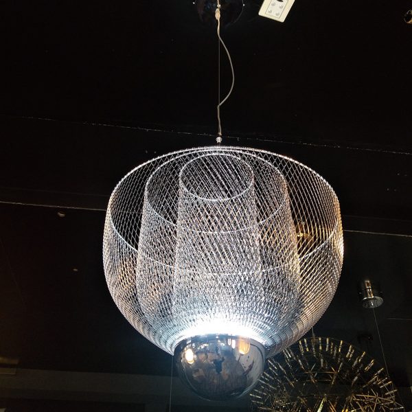Moooi Meshmatics chandelier chrome - One Two modern lighting factory