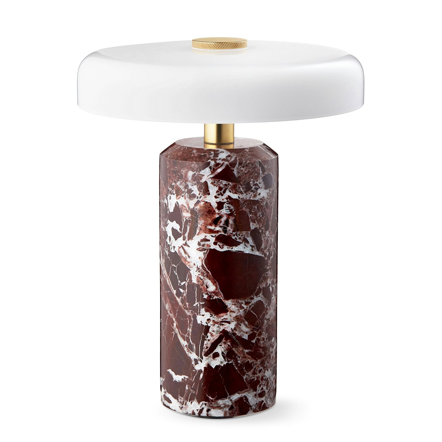 Trip Table Lamp Portable, Burgundy - One Two modern lighting factory
